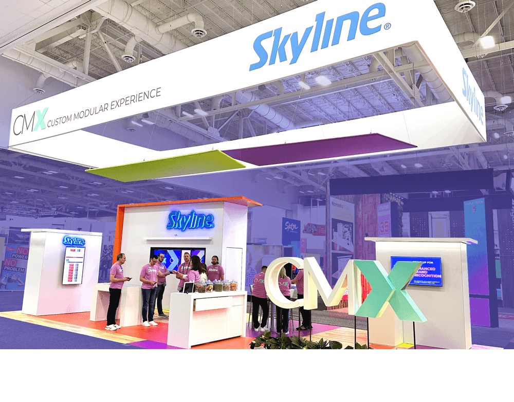 Skyline Trade Show Booth, Exhibits, Displays & Tradeshow Booth Design